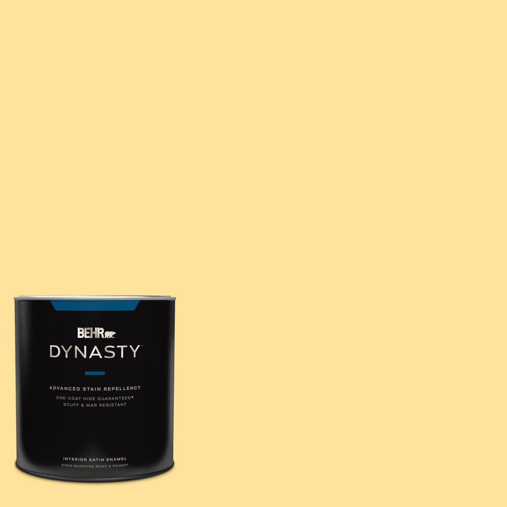 BEHR DYNASTY 1 qt. #P290-3 Roasted Corn Satin Enamel Interior Stain ...
