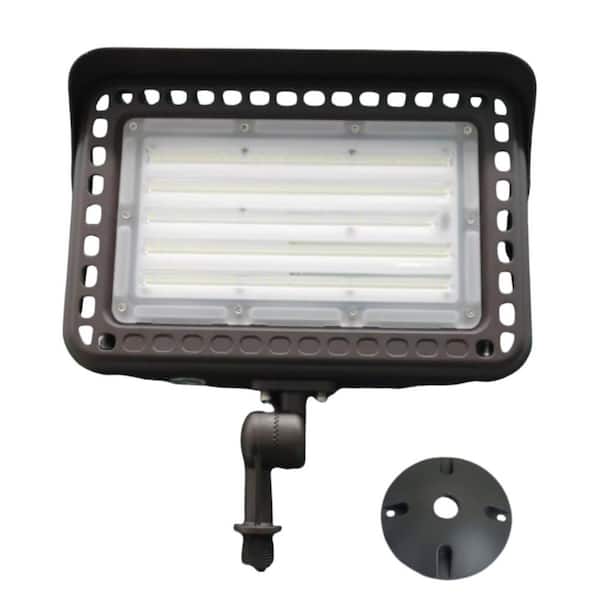 KOAOEIRS 600-Watt Equivalent 120-Degree 18000 Lumens Bronze Integrated ...