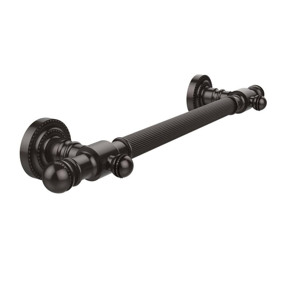 Allied Brass Dottingham Collection 16 in. x 2.375 in. Grab Bar Reeded ...