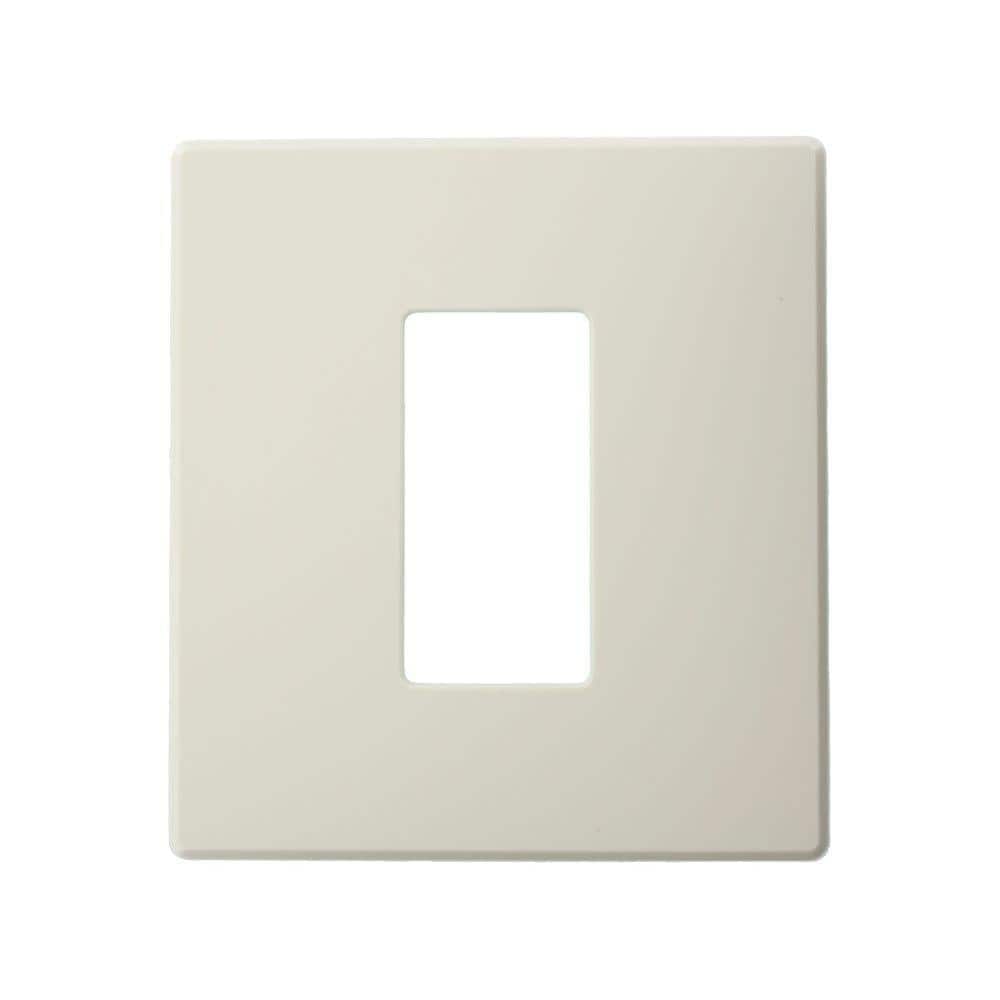 Leviton Renoir 1-Gang Light Almond Despard Plastic Standard Wall Plate ...