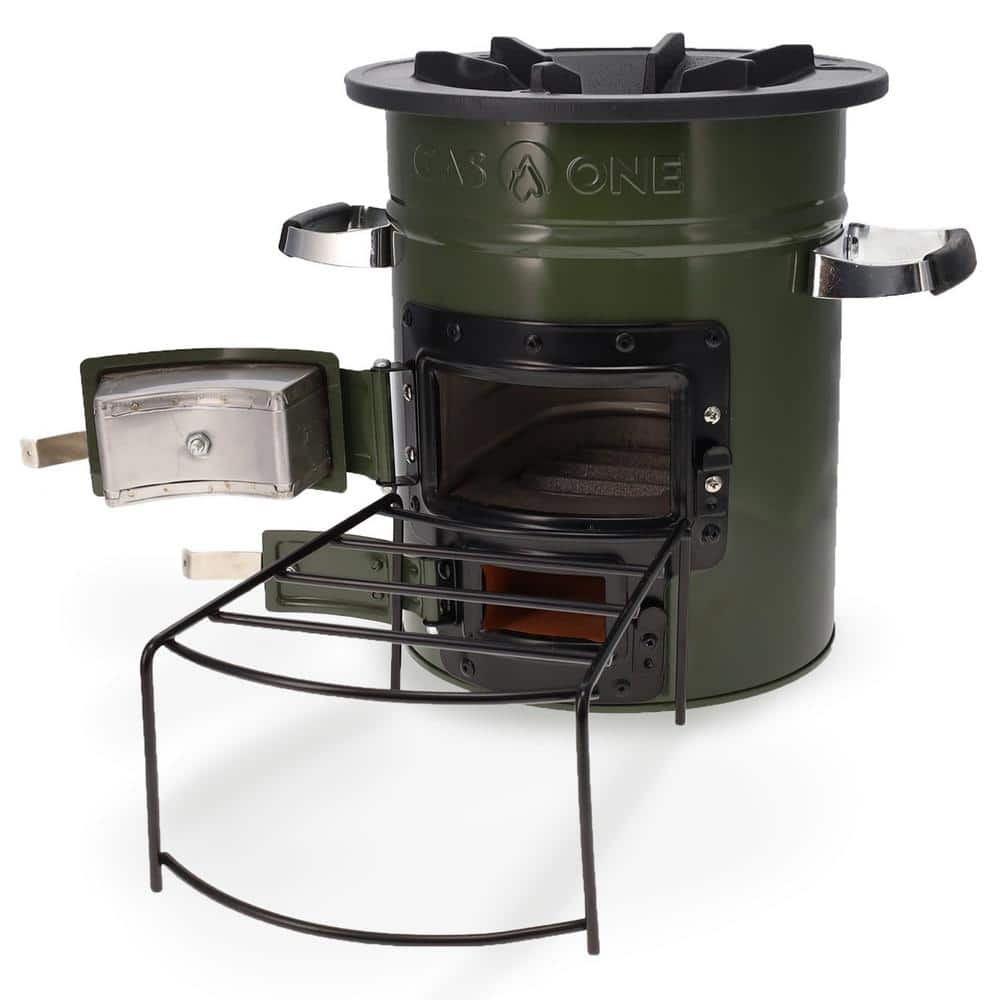 GASONE Premium Wood Burning Rocket Camping Stove RS-2600 - The Home Depot