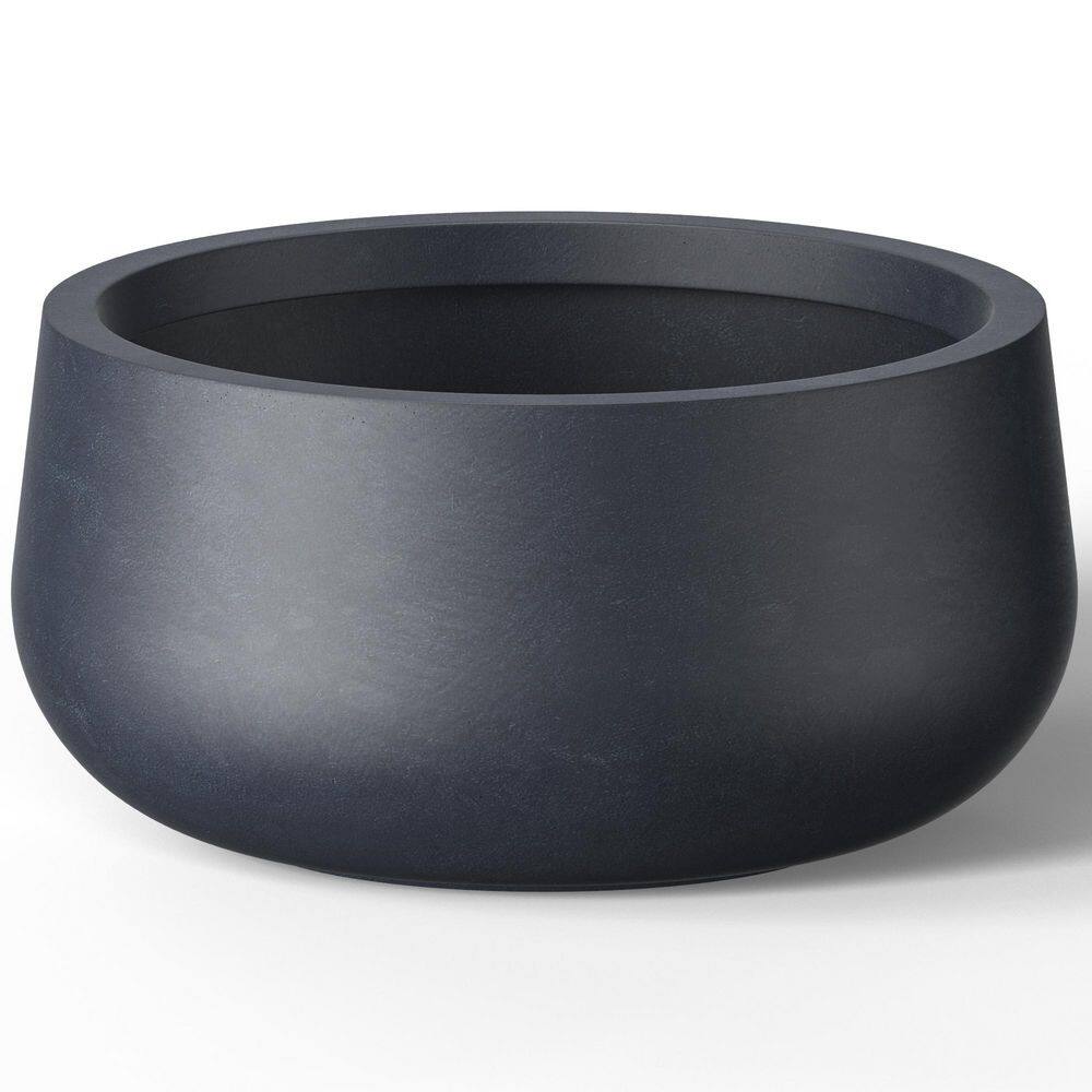 DurX-litecrete Enhanced Interior 19.5 in. x 9.5 in. Navy blue Round ...