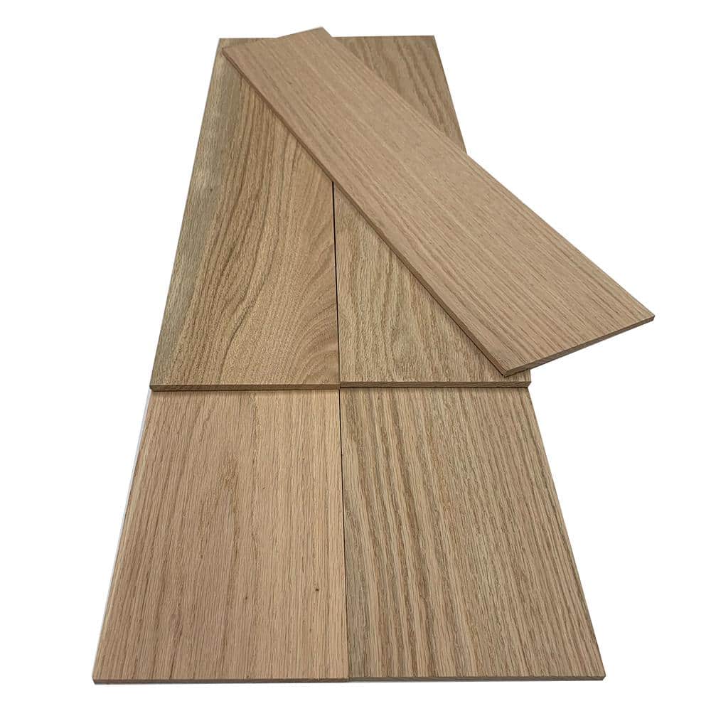 Swaner Hardwood Oak Hobby Board (Common: 1/4 in. x 6 in. x 4 ft ...