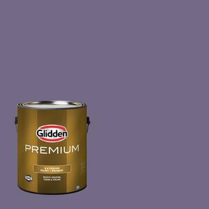 Glidden Premium 1 gal. PPG1174-6 Purple Rain Eggshell Interior Paint ...
