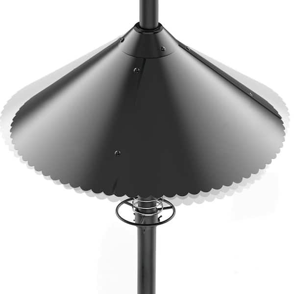 .N/A 19.5 in. Oversize Squirrel Baffle for Bird Feeder Pole, Chew-Proof ...