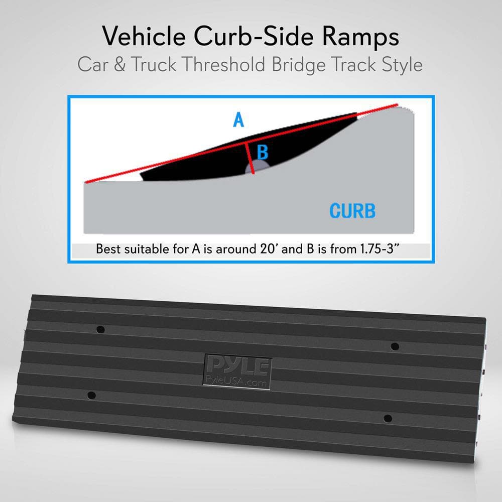 Buy Car/Truck Curb Ramp Driveway Rubber Threshold Car Curb-Side Bridge ...
