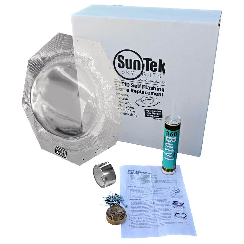 SUN-TEK 10 in. Universal Tube Skylight Replacement Dome Kit STT 10 RDR ...