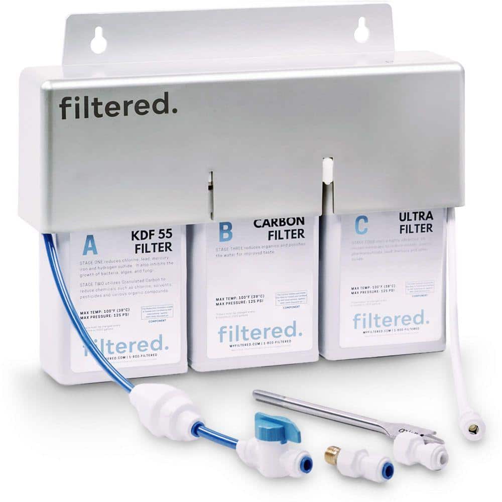 filtered. Inline Water Filter System For Refrigerator And Ice Makers ...