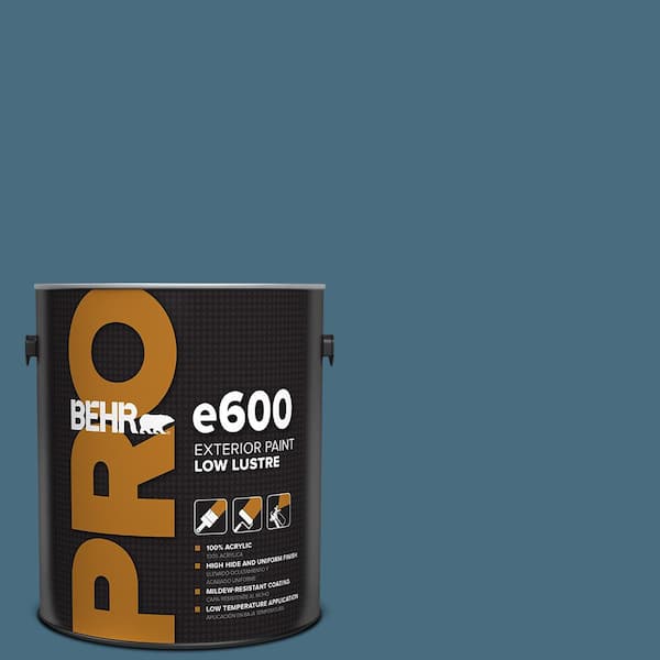 BEHR PRO 1 gal. #550F-6 Regatta Bay Low Luster Exterior Paint PR62301 ...