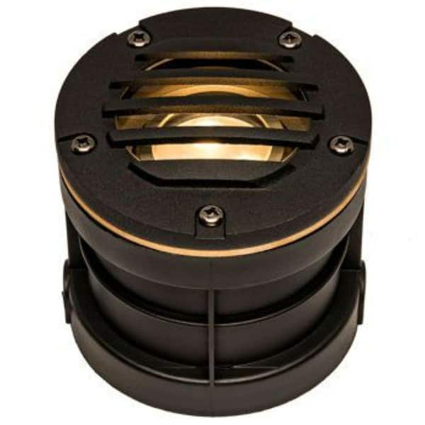 AQLIGHTING Black Hardwired Weather Resistant Well Light with LED Light ...