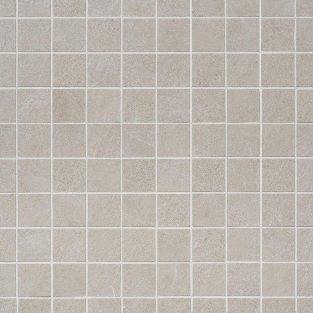 Ivy Hill Tile Monolith Linen White 11.81 in. x 11.81 in. Matte ...