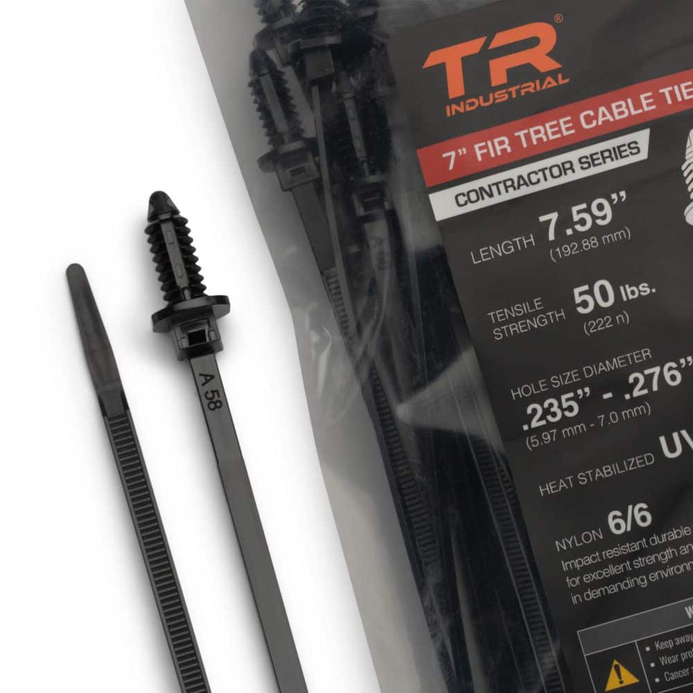 TR Industrial 7 in. Contractor Series Fir Tree Heat-Stabilized UV Cable ...