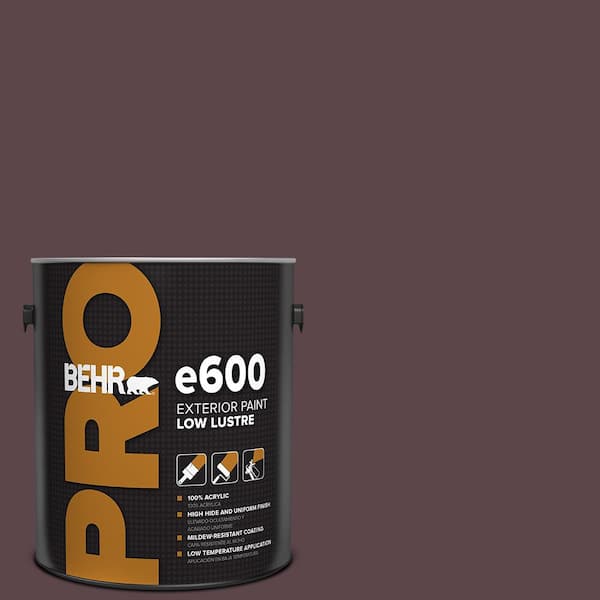 BEHR PRO 1 gal. #HDC-CL-07 Dark Berry Low Luster Exterior Paint PR62301 ...