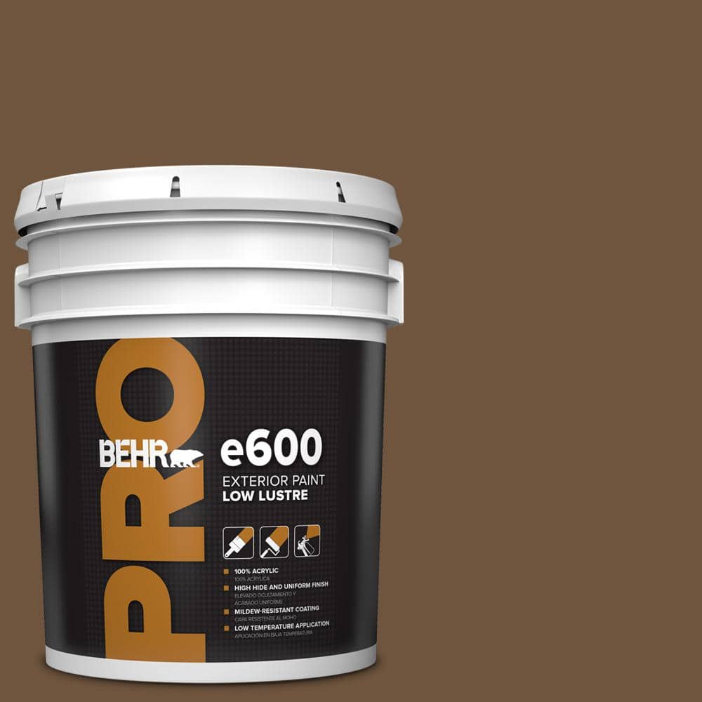 BEHR PRO 5 gal. #PPU4-20 Ancient Root Low Luster Exterior Paint PR62305 ...