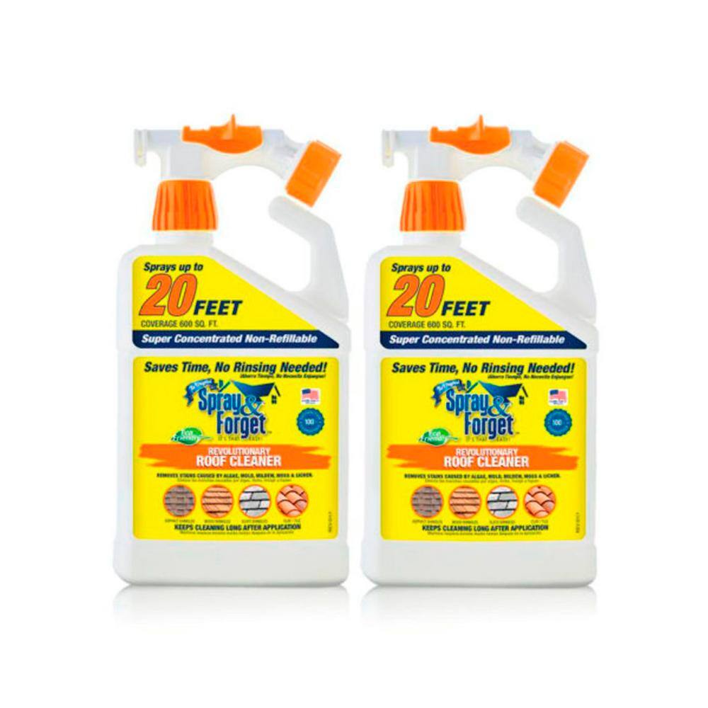 Spray & Forget 32 oz. Super Concentrated Non-Refillable Roof and ...