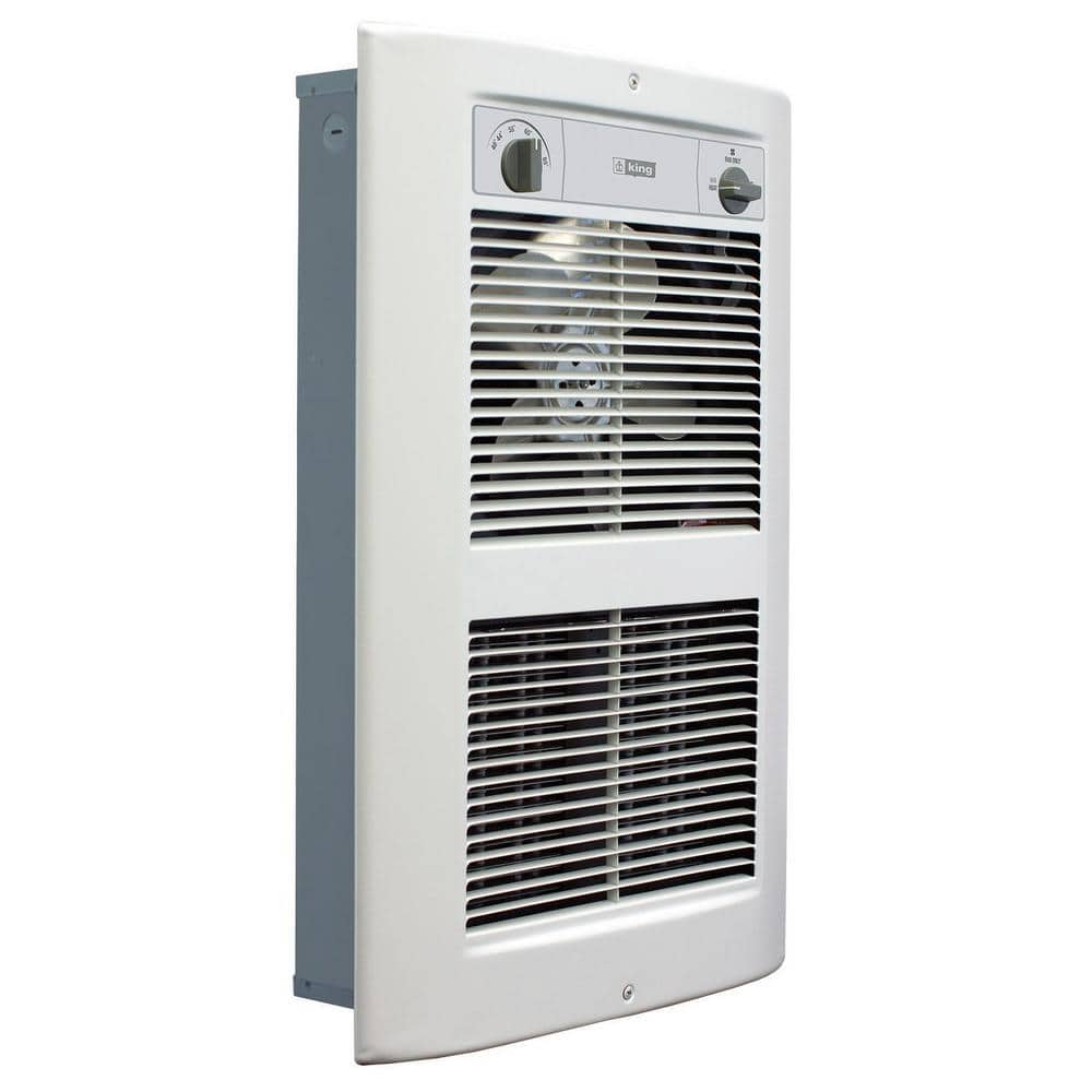 King Electric LPW 240-Volt 4500-Watt Wall Heater Electric White Dove ...