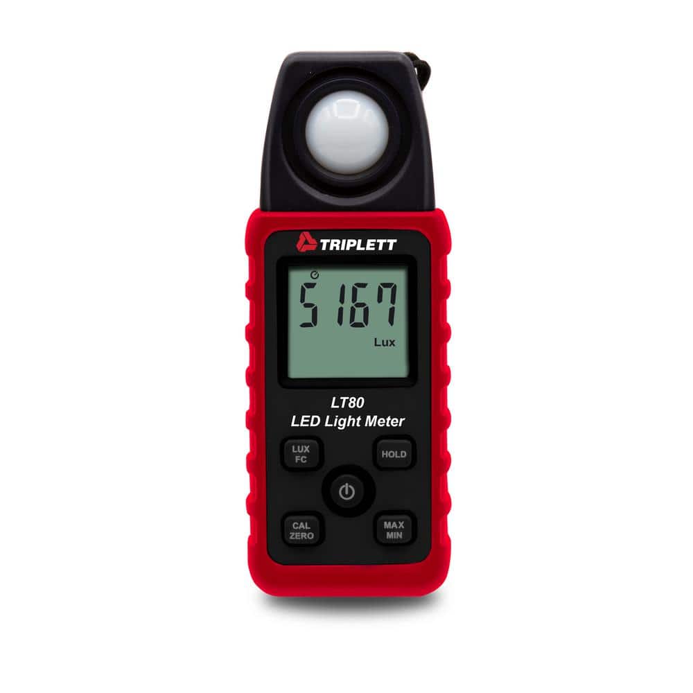 TRIPLETT LED Light Meter LT80 - The Home Depot