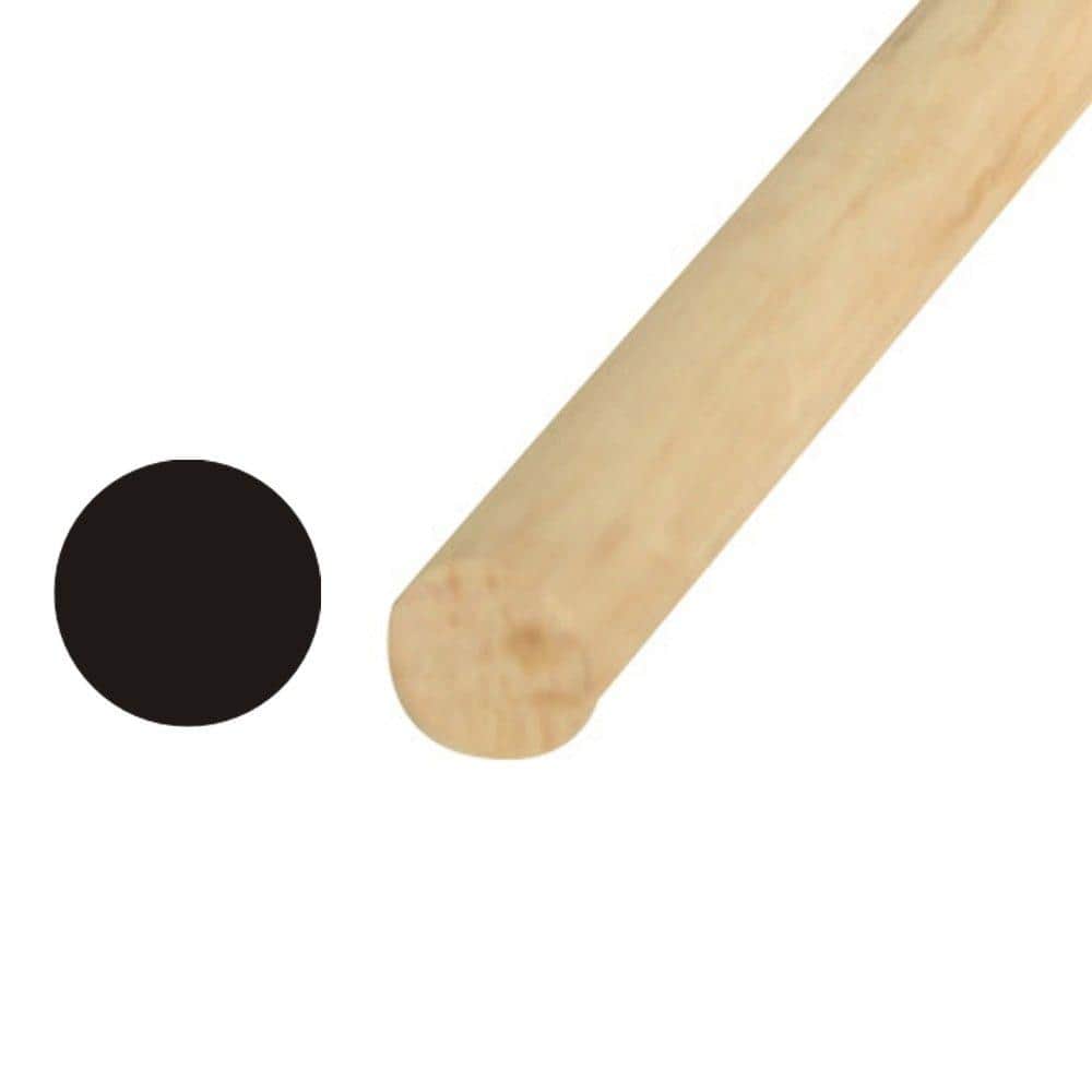 7/16 in. x 48 in. Wood Round Dowel IM6407U-25 - The Home Depot