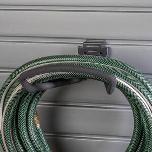 HANDISOLUTIONS 4 in. Graphite Loop Hook with Lock HAS.HSH04LBWL