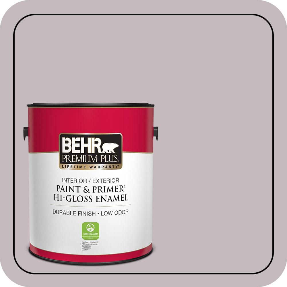 BEHR PREMIUM PLUS 1 gal. #N110-2 Mulberry Stain Hi-Gloss Enamel ...