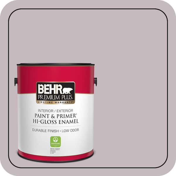 BEHR PREMIUM PLUS 1 gal. #N110-2 Mulberry Stain Hi-Gloss Enamel ...