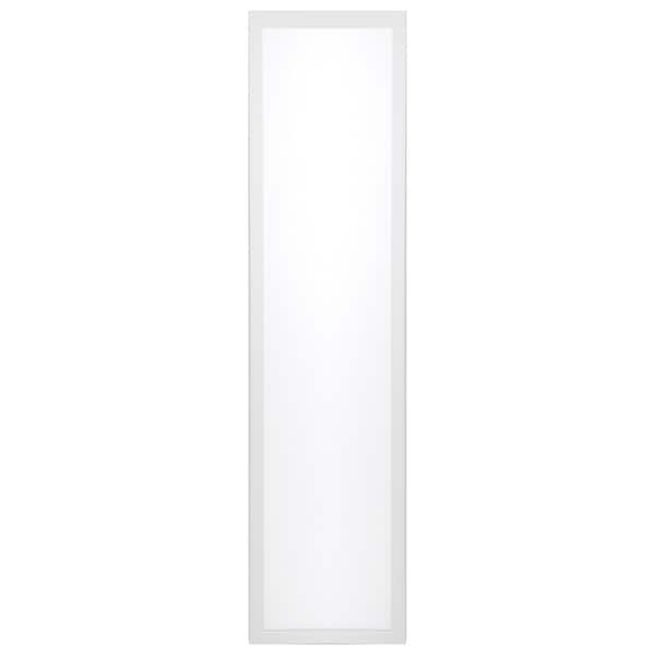 Satco 1 ft. x 4 ft. White Integrated LED Backlit Flat Panel Wattage and ...