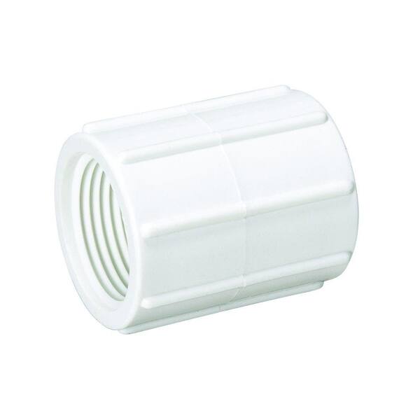 Mueller Streamline 3/4 in. PVC Sch. 40 Pressure FIPT x FIPT Coupling ...