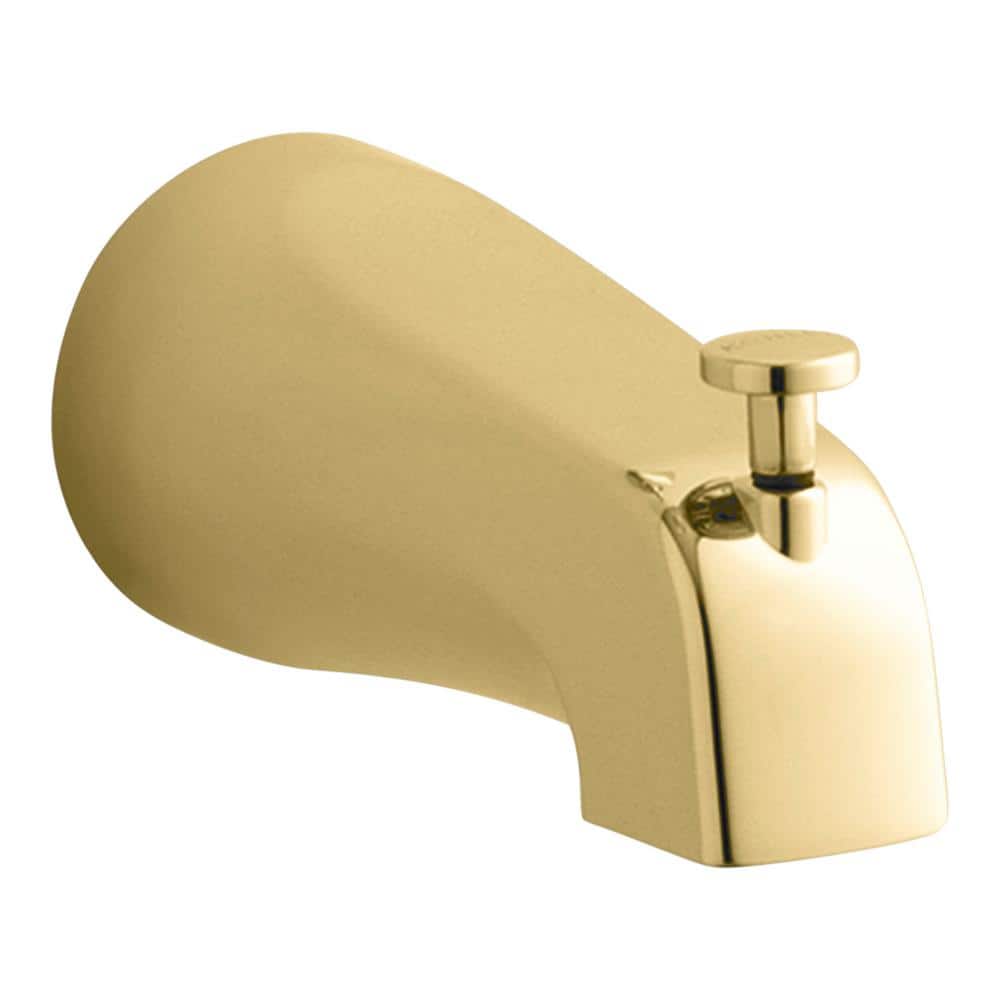 KOHLER Coralais Diverter Bath Spout with NPT Connection in Polished ...