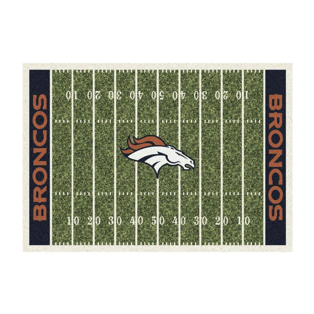 IMPERIAL Denver Broncos 4 ft. by 6 ft. Homefield Area Rug IMP 520-5003 ...