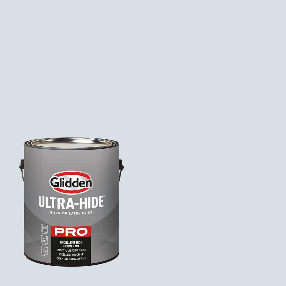 Glidden Ultra-Hide 1 gal. PPG1162-1 Harbor Light Eggshell Interior ...