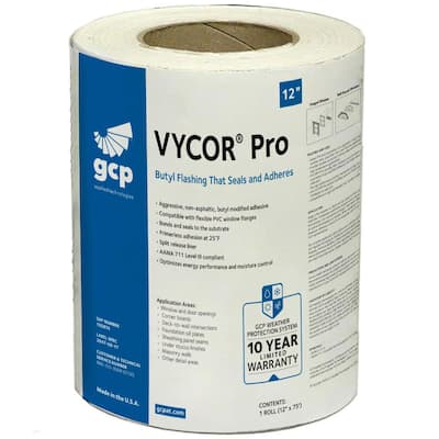 GCP Applied Technologies Vycor Pro 4 in. x 75 ft. Roll Fully-Adhered ...