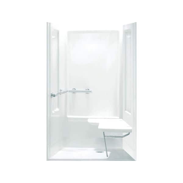 STERLING Transfer Shower 39.375 in. x 39.375 in. x 72 in. Shower Kit in ...
