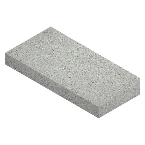 8X1-5/8X16 Concrete Solid Cap Block 296910 - The Home Depot