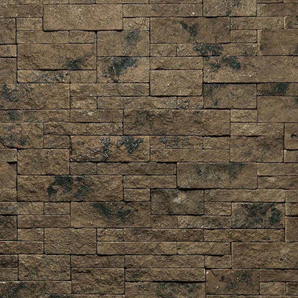 Evolve Stone Capital Sky 15 in. x 4 in. x 1 in. Fire Rated Flat Stone Veneer in Kodiak Mine ...