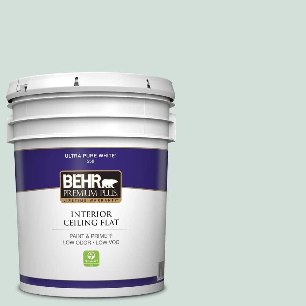 BEHR PREMIUM PLUS 5 gal. #S430-1A Reflecting Moment Ceiling Flat ...