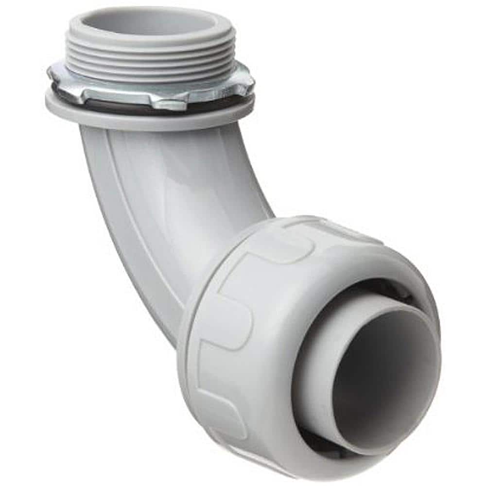 HYDROMAXX (10-Pack) 3/8 in. Dia Liquid Tight Non Metallic Electrical ...
