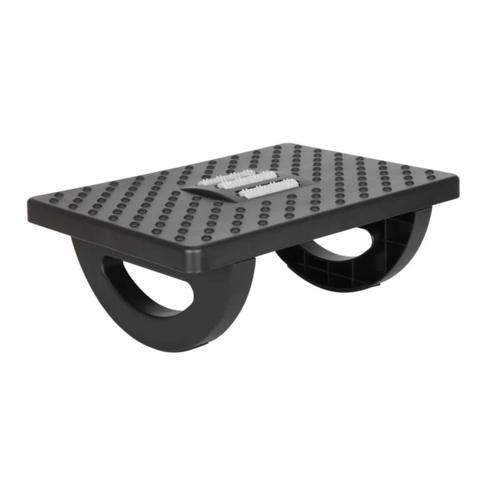 Angel Sar Black Comfortable Ergonomic Rocking Foot Rest with Foot ...