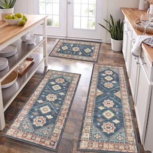 Boho Kitchen Mats Set of 3 TG-D6-03201 - The Home Depot