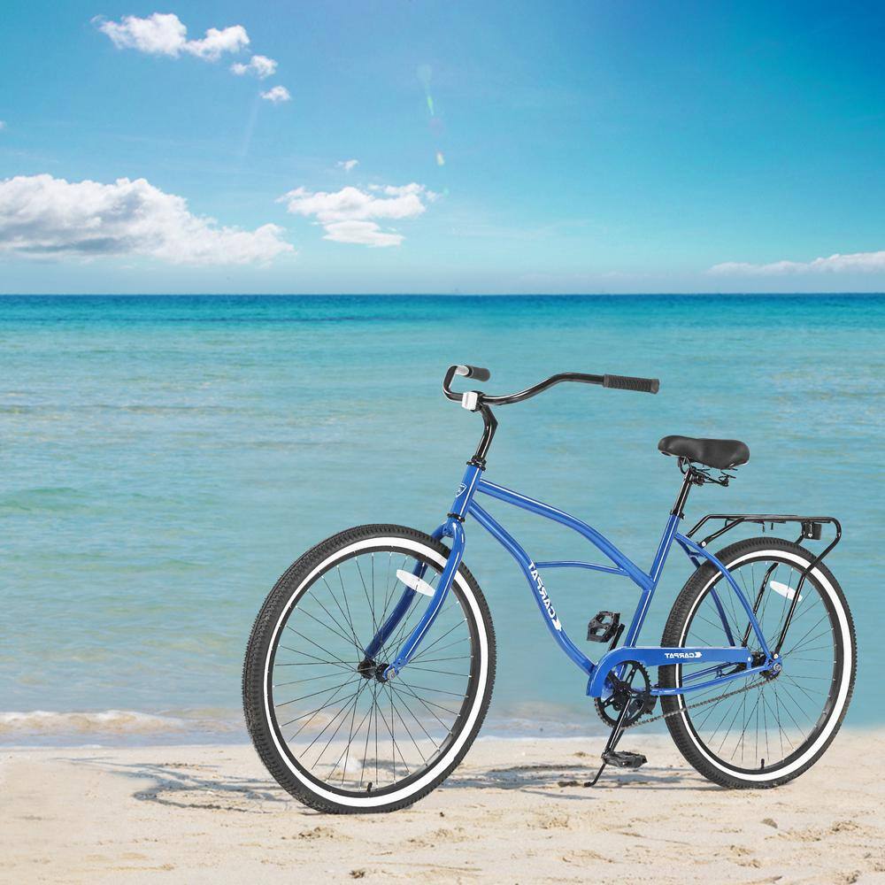 Cesicia 26 in. Beach Cruiser Bike for Men and Women, Steel Frame ...