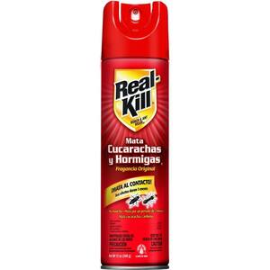 Real-Kill Roach and Ant Killer 12 oz. Aerosol Unscented Spray (Spanish ...
