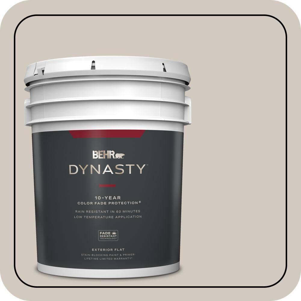 BEHR DYNASTY 5 gal. #PPF-21 Porch Swing Beige Flat Exterior Stain ...