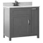 Twin Star Home Adavia 20 in. D x 37 in. W x 40 in. H Bath Vanity in ...