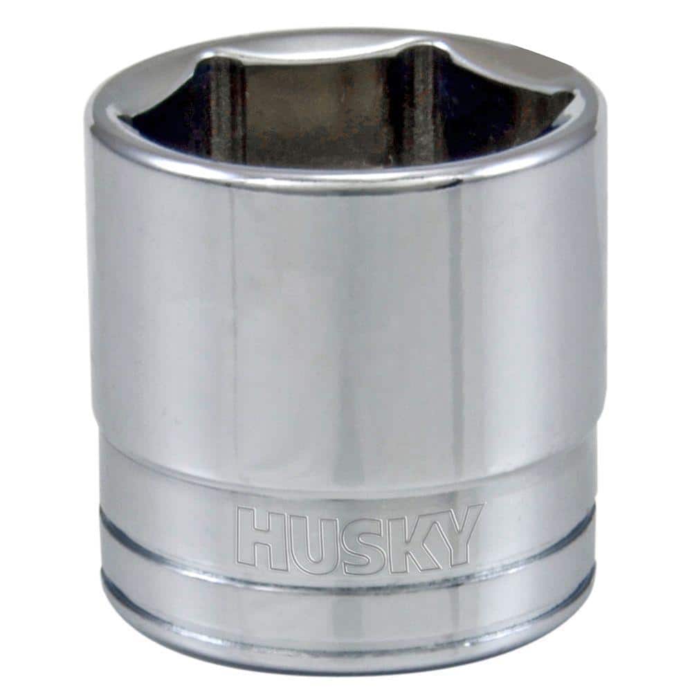 Husky 3/8 in. Drive 7/8 in. 6-Point SAE Standard Socket H3D6P78 - The ...