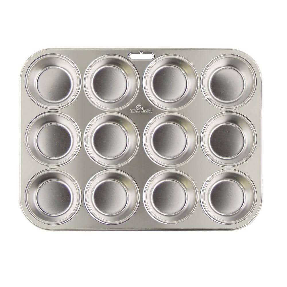 Fox Run Ss Muffin Pan (12-Cup) 4868 - The Home Depot