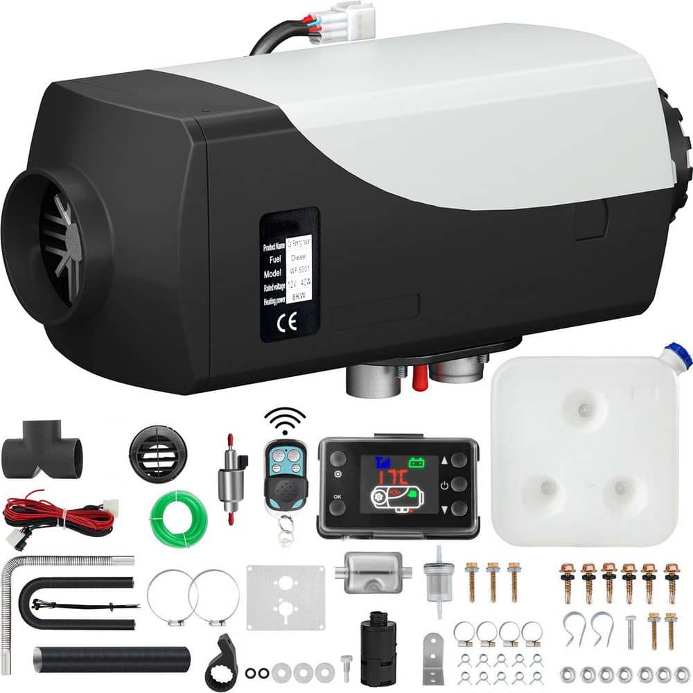 SKYSHALO Diesel Heater 12V Diesel Air Heater Planar 8KW Diesel Parking ...