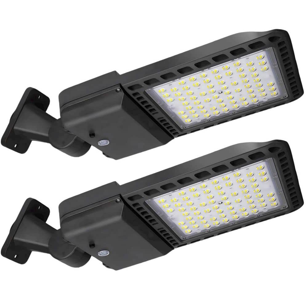 KOAOEIRS 1500-Watt Equivalent Bronze 39000 Lumens,5000K,Dusk to Dawn Commercial Integrated LED ...