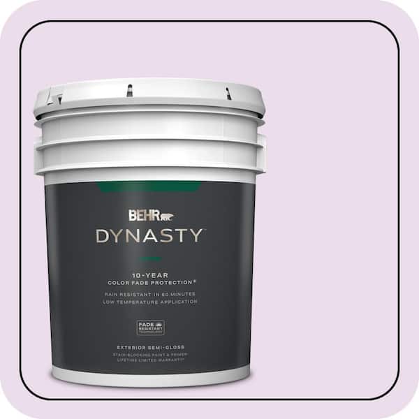 BEHR DYNASTY 5 gal. #P100-1 Sprinkle Semi-Gloss Exterior Stain-Blocking ...