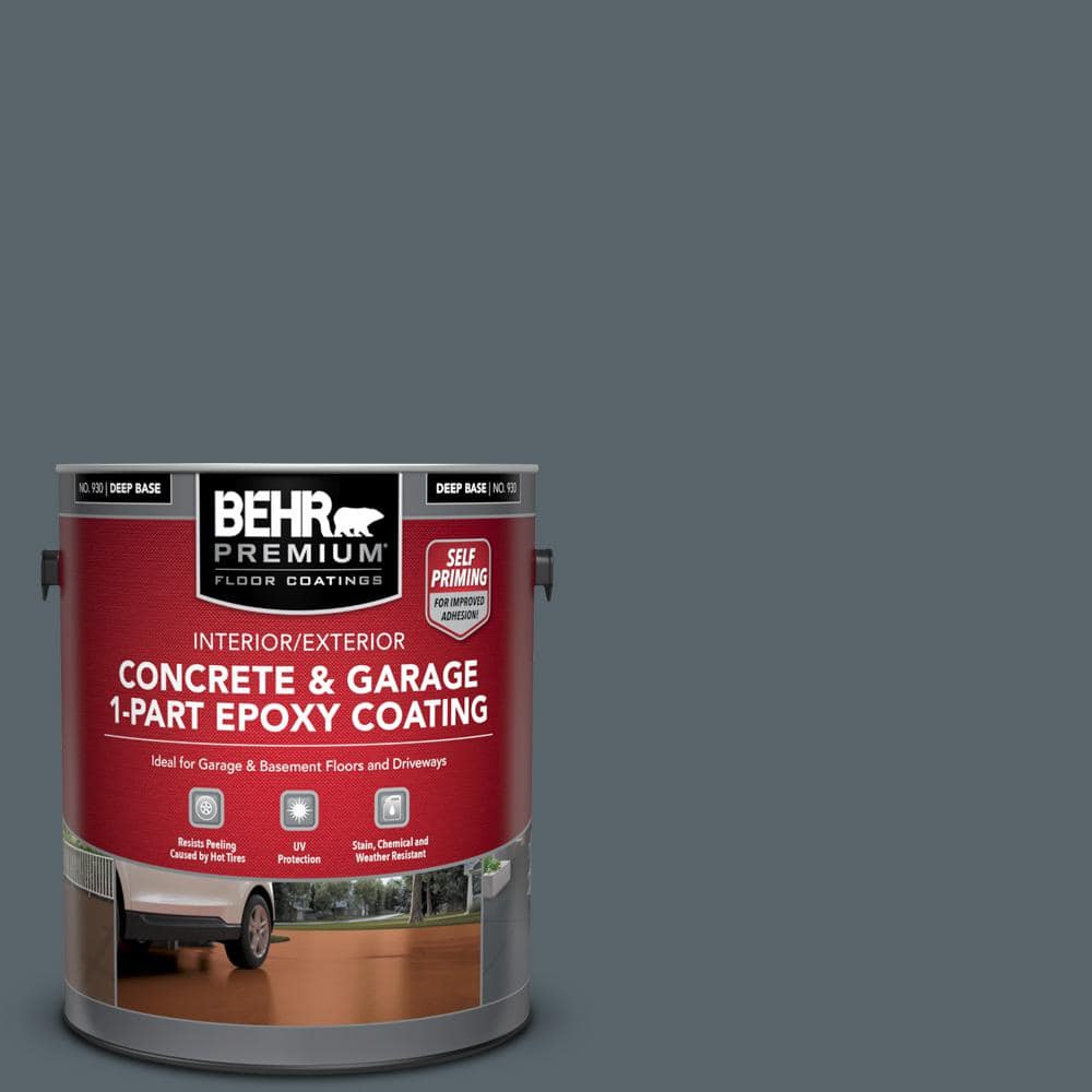 BEHR PREMIUM 1 gal. #N490-6 Calligraphy Self-Priming 1-Part Epoxy Satin ...