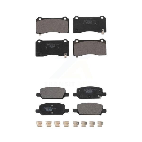 TEC Front Rear Ceramic Brake Pads Kit For Tesla 3 Y With Gray Painted ...