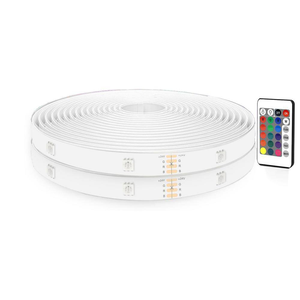 Angel Sar 100 ft. Outdoor Waterproof LED Strip Lights, IP67 Outside Led ...